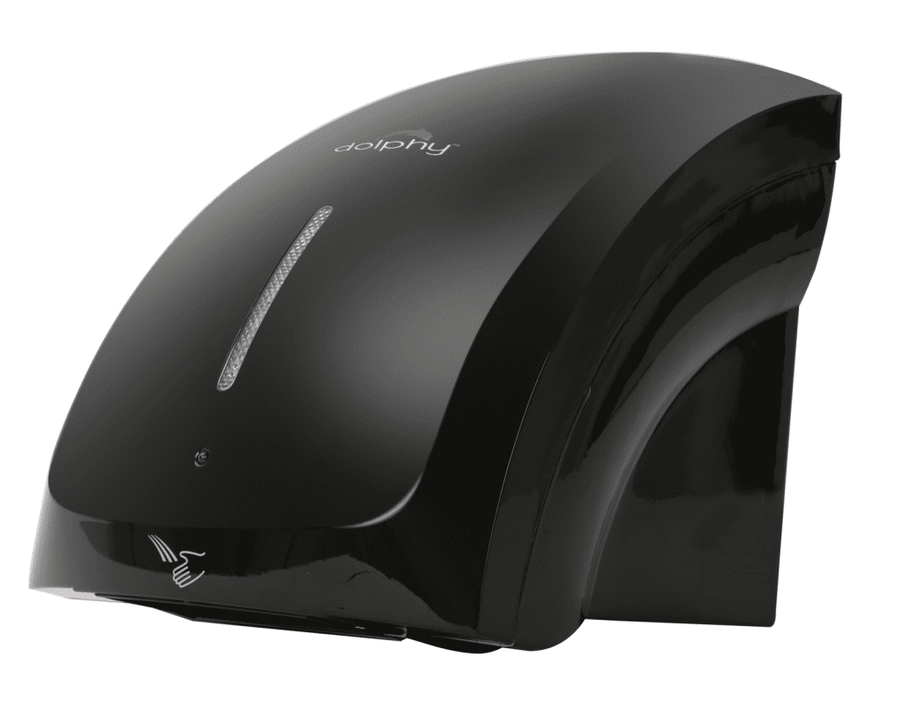 Dolphy Automatic LED Hand Dryer Hot and Cool Black 1800W | Bulk Buys