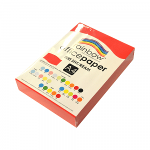 Red A4 Coloured Office Paper 500 Sheets | Bulk Buys