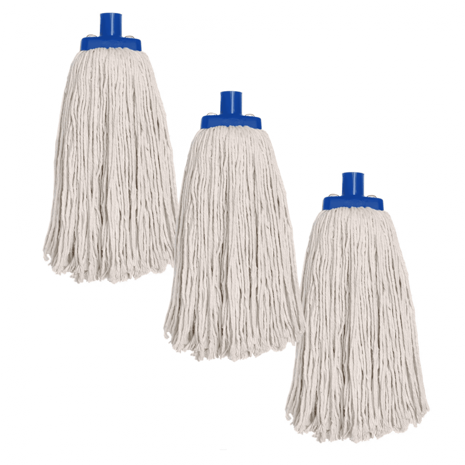 3 x Sabco Professional Contractor Cotton Mop Head White 350g | Bulk Buys